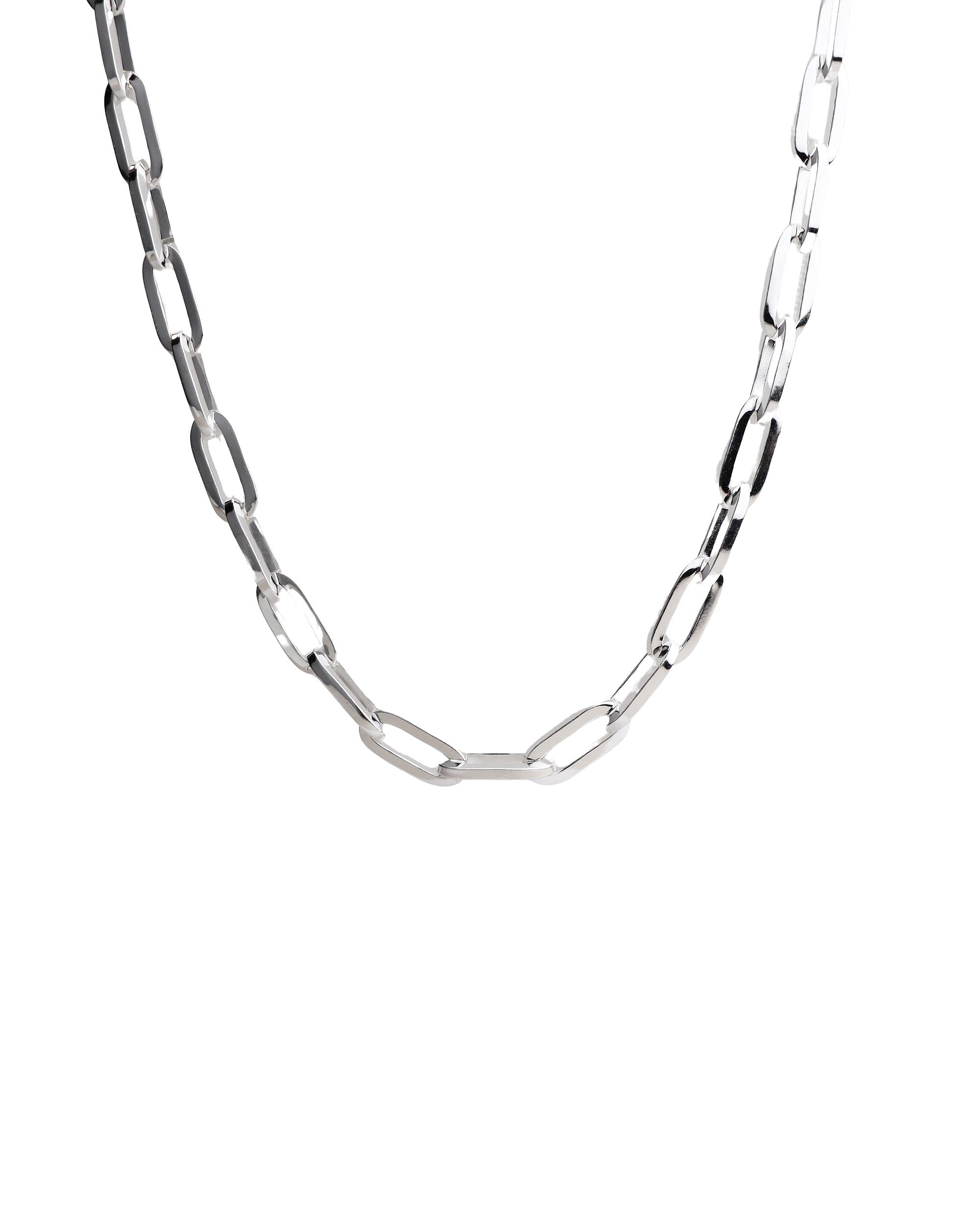 PAPERCLIP Kedja Halsband, dam – Mila Silver