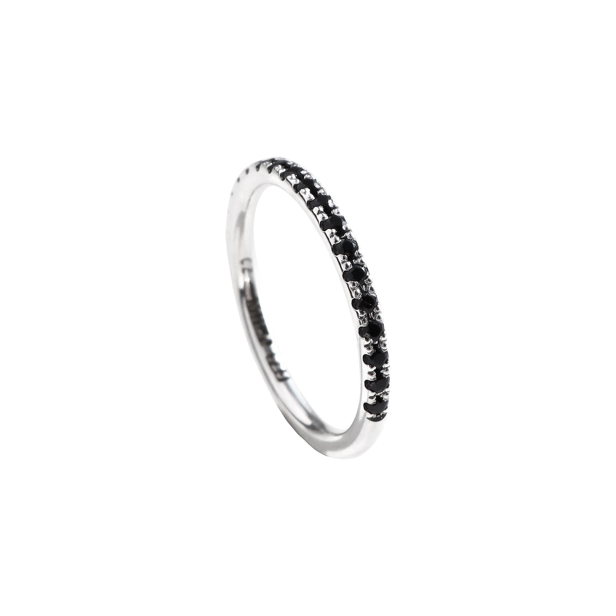 Diamantring Svarta diamanter | Black Diamond Eternity ring | Köp online ...